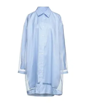 MAISON MARGIELA Solid Colour Shirts - Blue