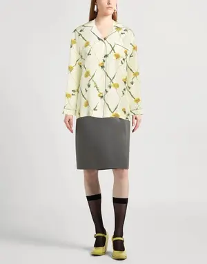 Burberry Floral Print Satin Shirt