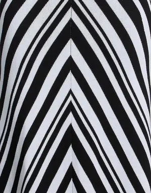 Farm Rio Sleeveless V-neck Maxi Dress With Striped Pattern
