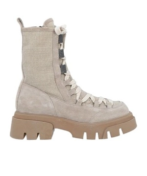 Brunello Cucinelli Lace-up Platform Ankle Boots