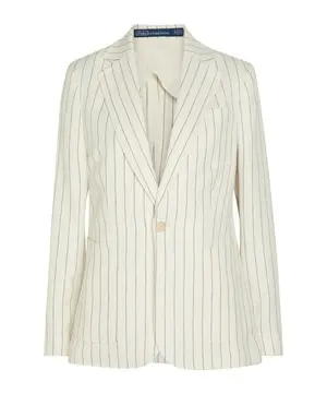 Polo Ralph Lauren Pinstriped Hemp Blazer