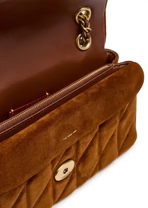 COACH Tabby 26 Quilted Suede Shoulder Bag