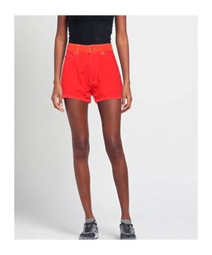 GANNI Two-tone Denim Shorts