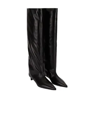 JIL SANDER Knee-high Pointed Toe Boots