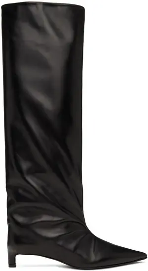 JIL SANDER Knee-high Pointed Toe Boots