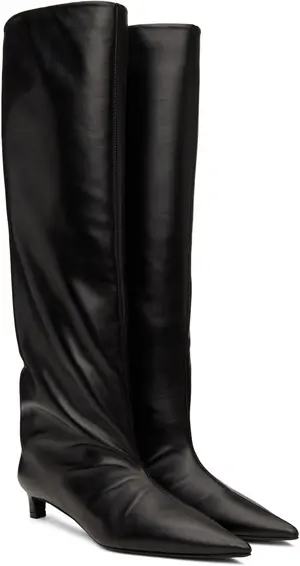 JIL SANDER Knee-high Pointed Toe Boots