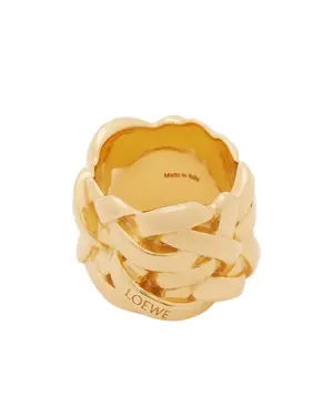 Loewe Nest Ring In Sterling Silver - Yellow