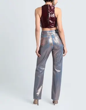 GANNI Crewneck Crop Top