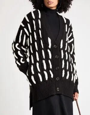 Farm Rio Two-tone Cardigan