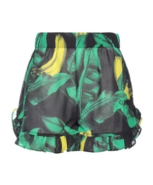 GANNI Floral Print High-waisted Shorts