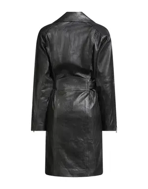 Saint Laurent Long Sleeves Belted Coat