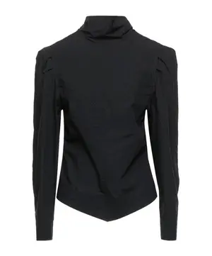 Isabel Marant Étoile High Neck Long Sleeve Zipper Closure Top