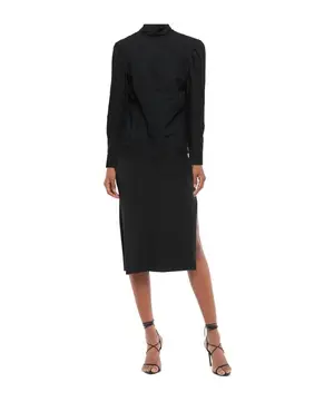 Isabel Marant Étoile High Neck Long Sleeve Zipper Closure Top
