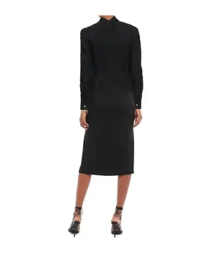 Isabel Marant Étoile High Neck Long Sleeve Zipper Closure Top