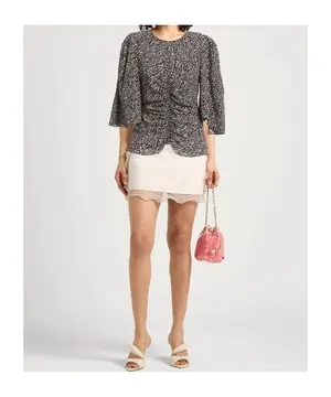 Isabel Marant Étoile Pleated Design Top - Black