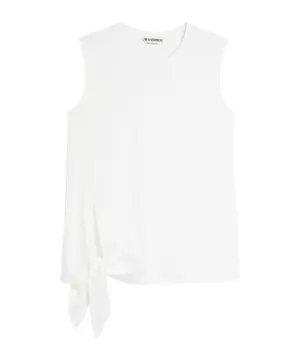 J.W.ANDERSON Knotted Cotton Tank Top - White