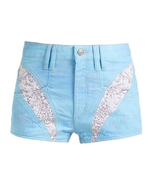 Isabel Marant Étoile Printed Denim Shorts