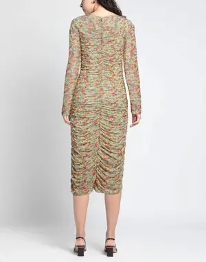GANNI Floral-print Bodycon Dress