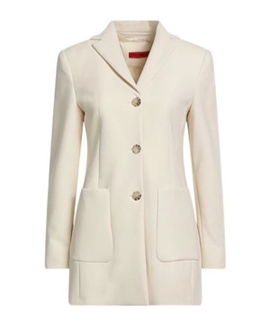 MAXCO. Max&co. Single-breasted Crepe Blazer - White