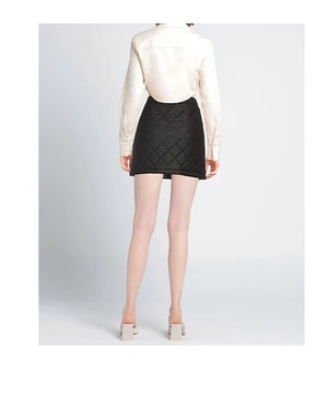 Burberry Quilted Mini Skirt