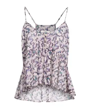 Isabel Marant Étoile Sleeveless Peplum Top - Gray