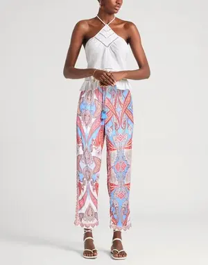Farm Rio Printed Paisley Wide Leg Pants