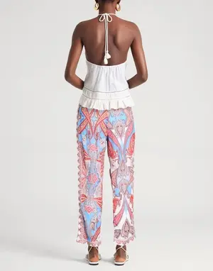 Farm Rio Printed Paisley Wide Leg Pants