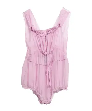 MAISON MARGIELA Sleeveless Chiffon Dress