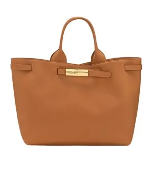Longchamp Le Smart L Tote Bag - Caramel
