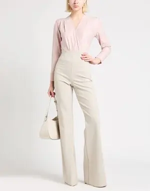 Sportmax Solid Color Stretch Flared Pants