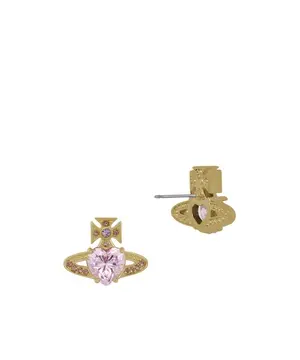 VIVIENNE WESTWOOD Heart Stud Earrings