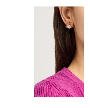 VIVIENNE WESTWOOD Heart Stud Earrings