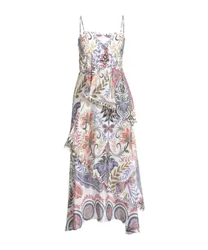 Farm Rio Floral Print Layered Slip Dress