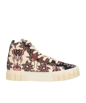 Farm Rio Floral-print Sneakers - Nude
