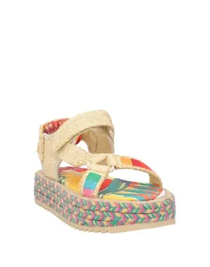 Farm Rio Woven Platform Espadrille Sandals