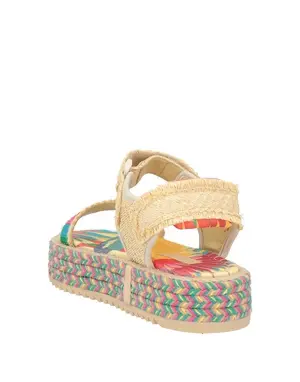 Farm Rio Woven Platform Espadrille Sandals