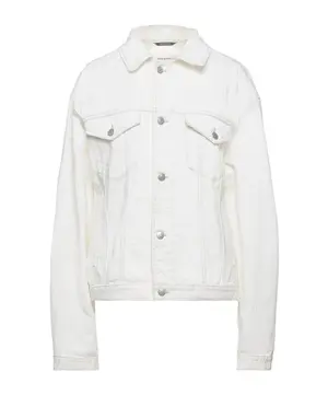 MAISON MARGIELA Denim Trucker Jacket - White