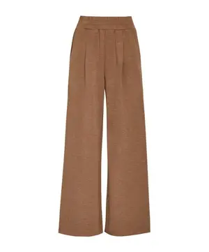 Varley The Extra Wide Leg 29.5 Stretch-jersey Sweatpants - Brown
