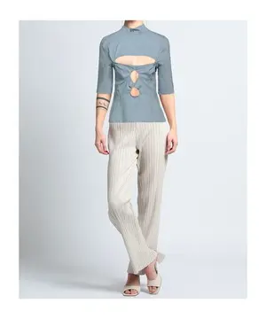 Jacquemus High Neck Short Sleeve Top