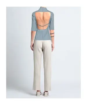 Jacquemus High Neck Short Sleeve Top