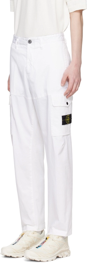 Stone Island Straight-leg Cotton Cargo Trousers