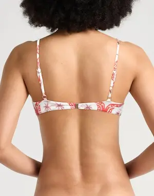 Farm Rio Printed Triangle Bikini Top