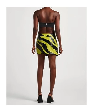 GANNI Sleeveless Crop Top With Bow Detail