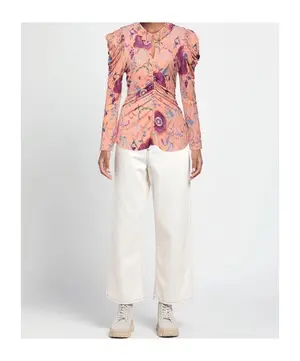 Isabel Marant Étoile Floral Long-sleeve Blouse