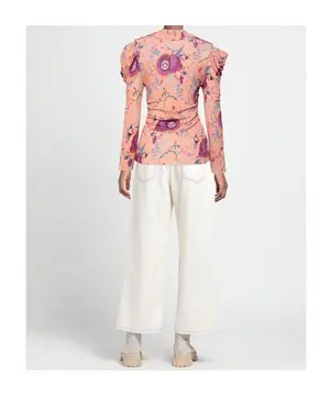 Isabel Marant Étoile Floral Long-sleeve Blouse