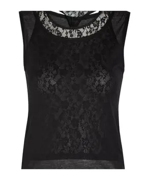 Our Legacy Swim Layered-effect Cotton-blend Tank - Black