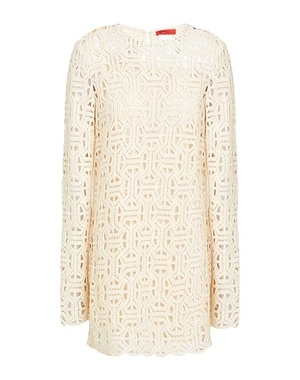 MAXCO. Max&co. Lace Dress With Long Sleeves - White