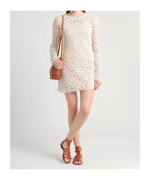 MAXCO. Max&co. Lace Dress With Long Sleeves