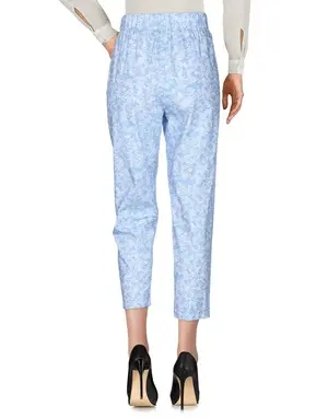 GANNI High-waist Straight-leg Floral Pants