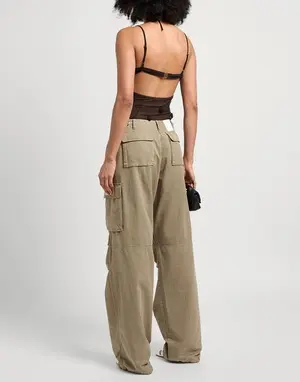 Jacquemus Solid Color Sleeveless Dress Made Of Mesh Fabric